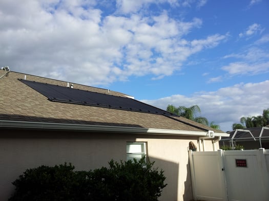 6 Panel Heliocol Pool Heating System